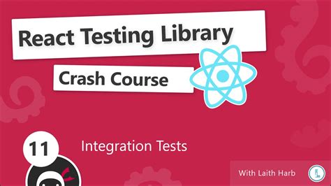 React Testing Library Tutorial Integration Tests YouTube