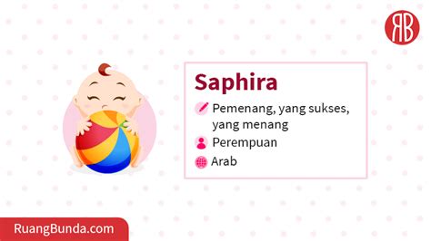 Saphira Arti Nama Kombinasi Rangkaian Nama Sifat Karakter