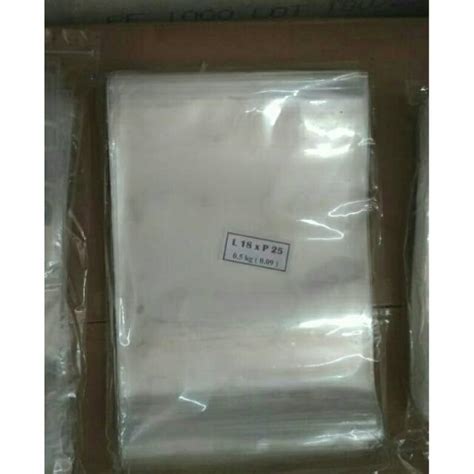 Jual PLASTIK KLIP PP TEBAL UKURAN X CM MICRON Shopee Indonesia