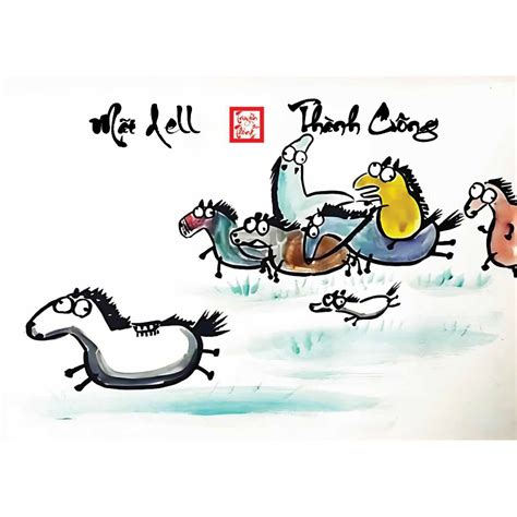 Tranh Treo Tường Tráng Gương Mãi Dell Thành Công Tranh Vô Tri Hài