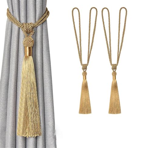 Tassel Curtain Tieback Rope 2 Pack