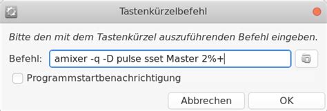 Adjusting The Linux Xfce Volume Control