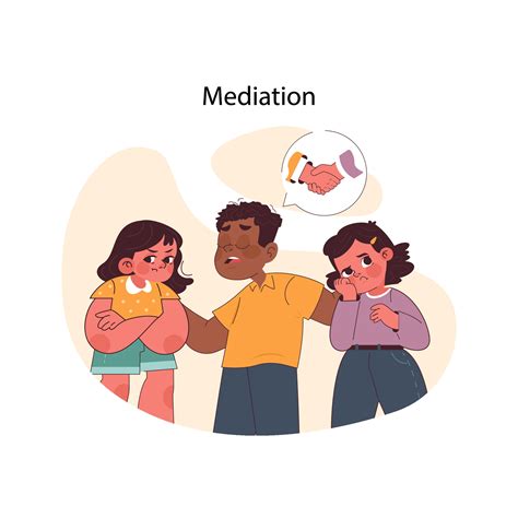 Mediation Concept Flat Vector Illustration 41173007 Vector Art At Vecteezy