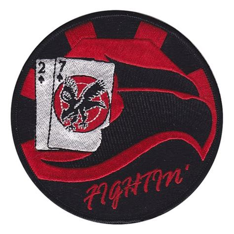 27 Fs Red Flag Patch 27th Fighter Squadron