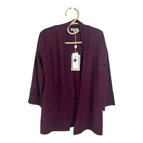 Stitch Fix Sweaters Stich Fix Cranberry Super Soft Open Front