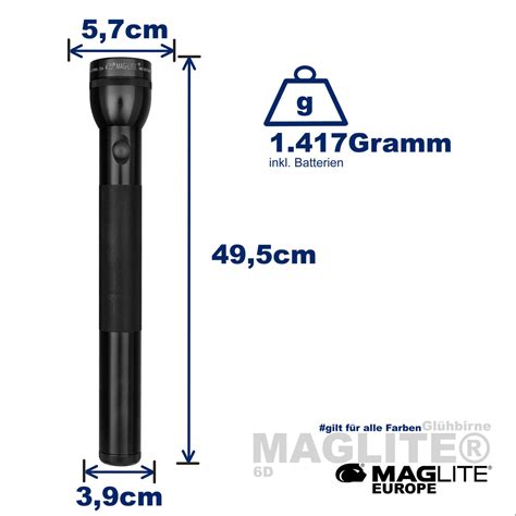 Classic Maglite® 6d Maglite® Europe