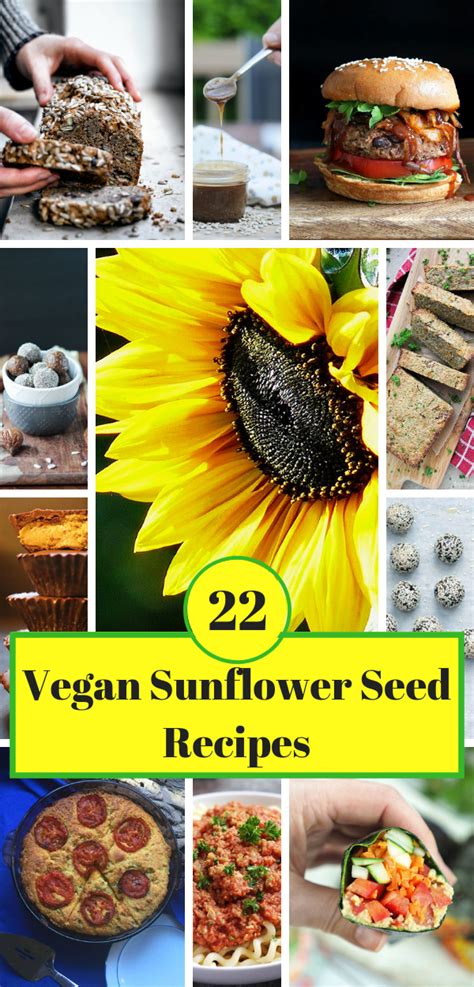 22 Vegan Sunflower Seed Recipes To Brighten Your Day Very Vegan Val