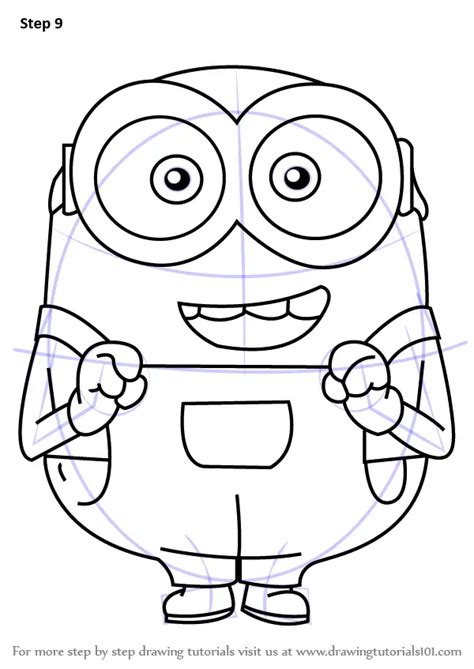 How To Draw Bob From Minions Minions Step By Step