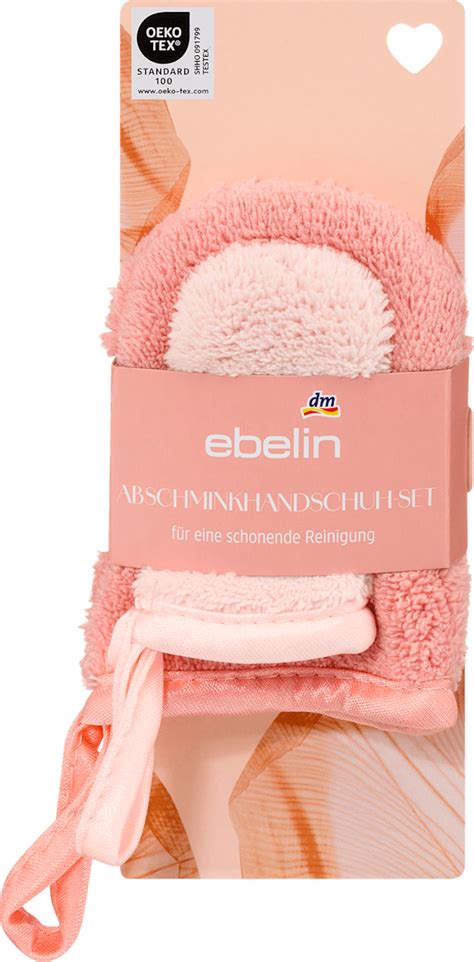 Ebelin Set Rokavic Za Odstranjevanje Ličil Glowing Skin 2 Delni 1 Kos