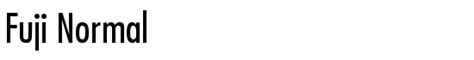 Fuji Normal Font FontZone Net