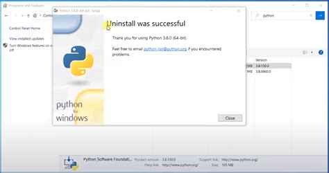 how do i completely uninstall python