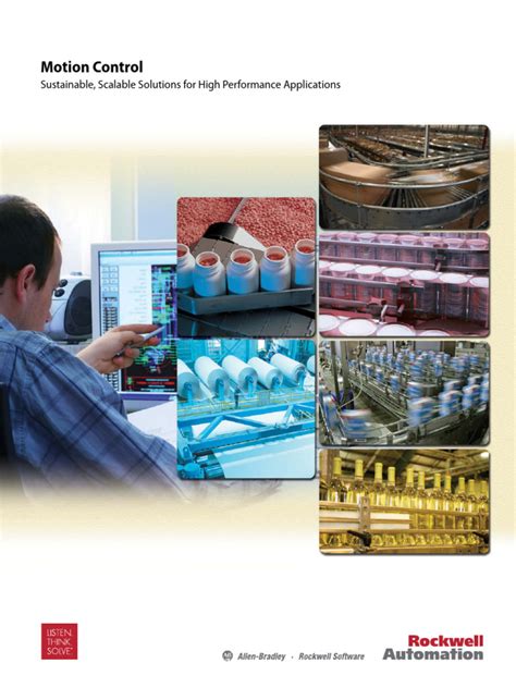 Rockwell Motion Control Brochure Motion Br006 En P Pdf Efficient Energy Use Automation