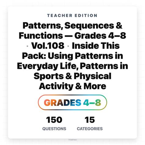 Number Patterns And Sequences Recognizing Patterns In Maps And