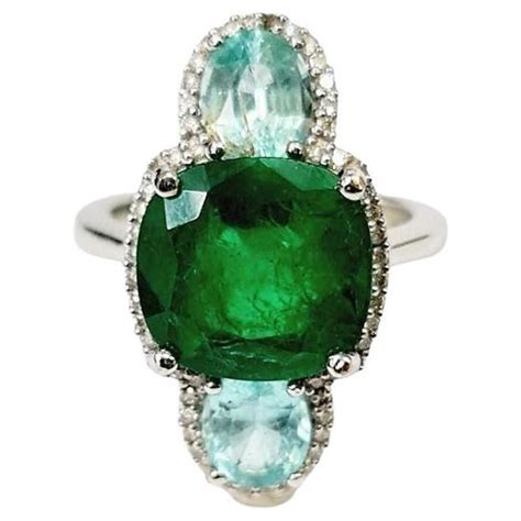 1268 Carat Burma Ruby Three Stone Engagement Ring For Sale At 1stdibs