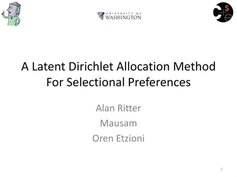 Ppt A Latent Dirichlet Allocation Method For Selectional Preferences Powerpoint Presentation