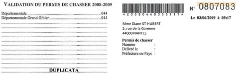 Pour la validation de mon permis de chasser on me demande le numéro identifiant guichet unique