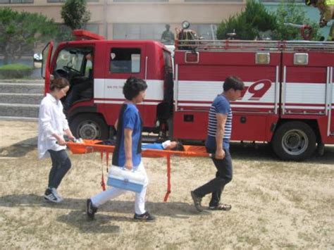순천소방 구례119안전센터 청천초등학교와 합동훈련 광주타임즈
