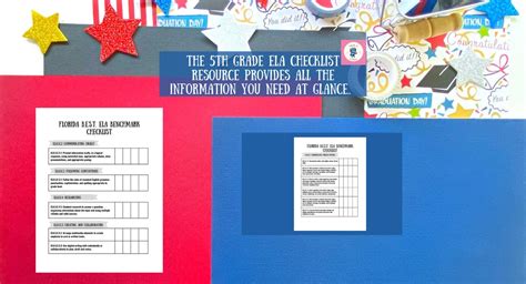 Florida 5th Grade B E S T Standards English Language Arts Benchmark Checklist Etsy
