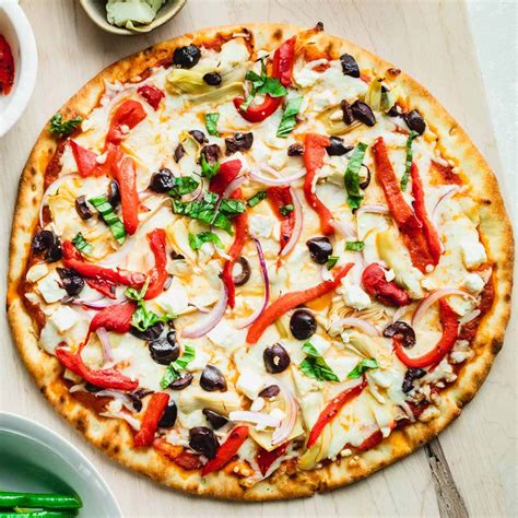 Homemade Greek Pizza In 20 Minutes Healthy Seasonal Recipes