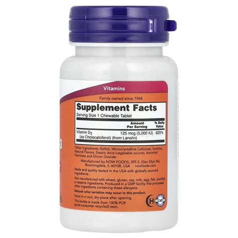 Vitamina D Per Ossa E Sistema Immunitario Jual Now Foods Vitamin D3