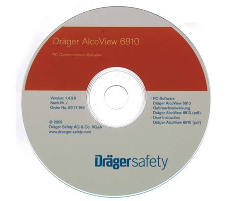 Draeger Juego D Cable Y Alcoview Software 4l Plg Paquete De Interfaz