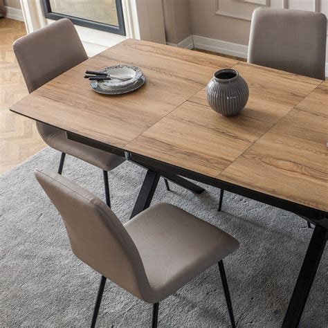 Meil שולחן נפתח לפינת אוכל מעץ וברזלdefault Title In 2022 Decor