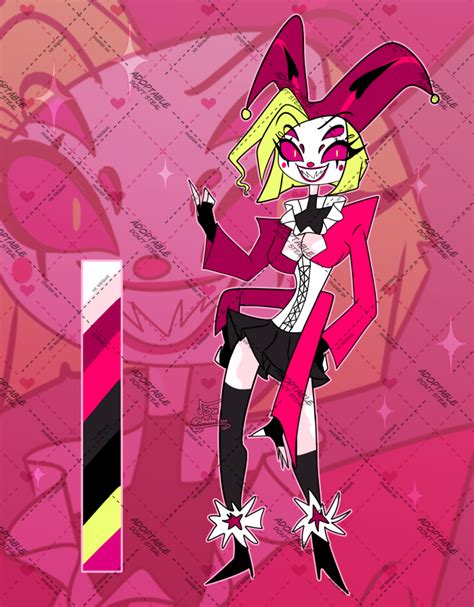 Adoptable Hazbin Hotel Helluva Boss Clown Spider Ychcommishes