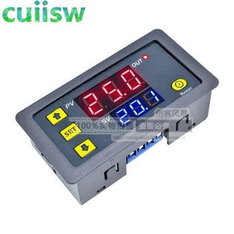 Ac 110v 220v Digital Time Delay Relay Dual Led Display Cycle Timer