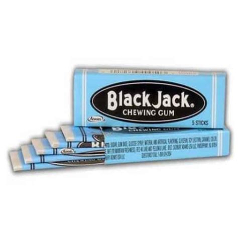 Adams Black Jack Gum Five Stick 20ct Pacific Candy Wholesale