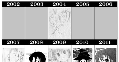 10年進化録 10年進化録＠2002～2011 たかきのイラスト Pixiv
