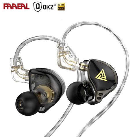 Faaeal Qkz Ak6 Zeus In Ear Earphones Hifi Bass Monitor Earbuds Noice