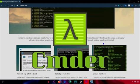 Cómo descargar e instalar Cmder Linux Terminal Emulator para Windows