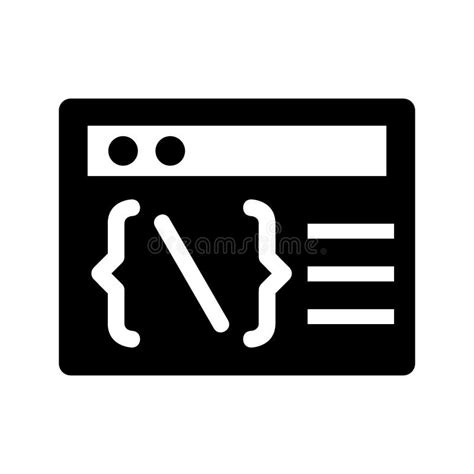 Coding Icon Or Logo Isolated Sign Symbol Vector Illustration Stock Vector Illustration Of Data