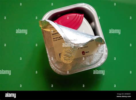 Umeclidinium Vilanterol Inhaler Powder In Half Opened Package Stock