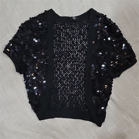 Cejon Tops Cejon Black Shrug Poshmark