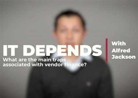 What Are Vendor Finance Traps Drue Schofield Posted On The Topic