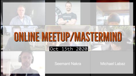 Meetupmastermind Oct 15th 2020 Seattle Investors Club