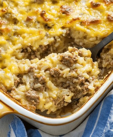 Ground Beef Rice Casserole Recipe Recipe Flash