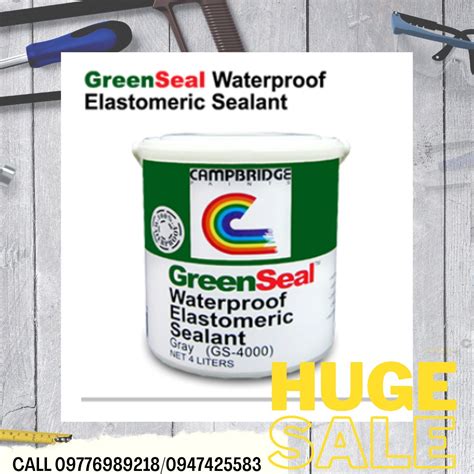 Greenseal Waterproof Elastomeric Sealant Commercial And Industrial Construction And Building