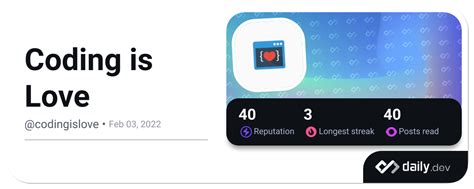 Coding Is Love Codingislove Dailydev