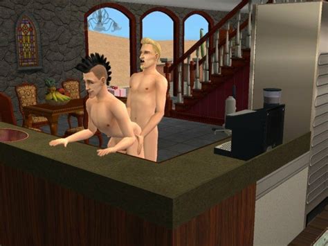 TS2 Loki Beaker X Nervous Subject Nipple Play Suck The Sims 2 And The