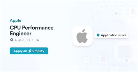 Cpu Performance Engineer Apple Simplify Jobs