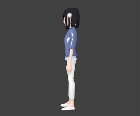 Artstation Ashley Yugioh Anime Low Poly 3d Model Game Assets