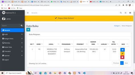 membuat crud tambah edit delete part1 youtube
