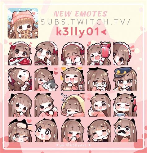 Cute Chibi Emotes Cute Chibi Emotes Collection Of Adorable Chibi Emotes