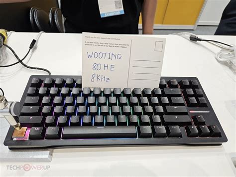 Wooting 80he Keyboard Pictured At Computex 2024 Techpowerup Forums