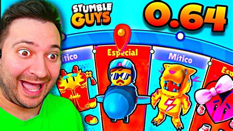 20 NUEVAS SKINS En RULETA De STUMBLE GUYS ACTU 0 64 YouTube