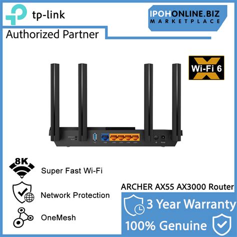 Buy Ipohonline Tp Link Archer Ax Ax Dual Band Gigabit Wi Fi Router Eromman