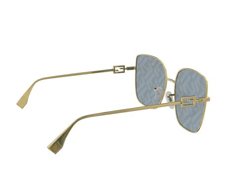Fendi Baguette Sunglasses Logo 3d Model By 3dmonk