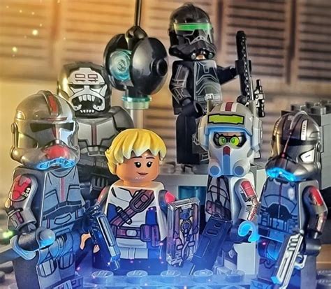 Custom Sw Bad Batch Minifigures And